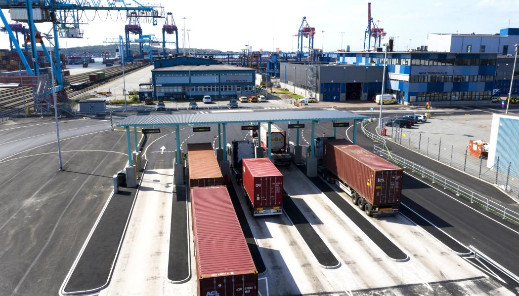 APM Terminals Gothenburg inför prioritering för eldrivna lastbilar ...