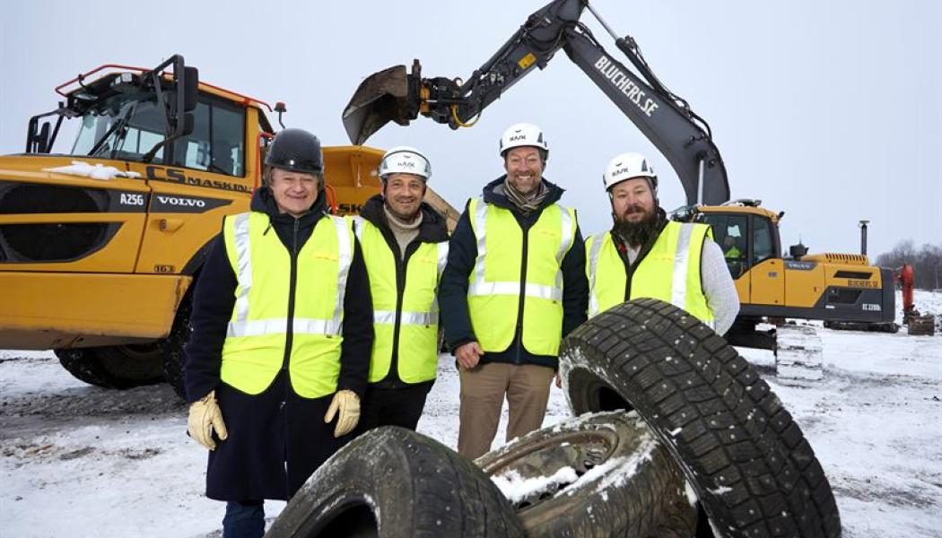 Första spadtaget för nya återvinningsanläggningen i Uddevalla | INFRASTRUKTURnyheter.se