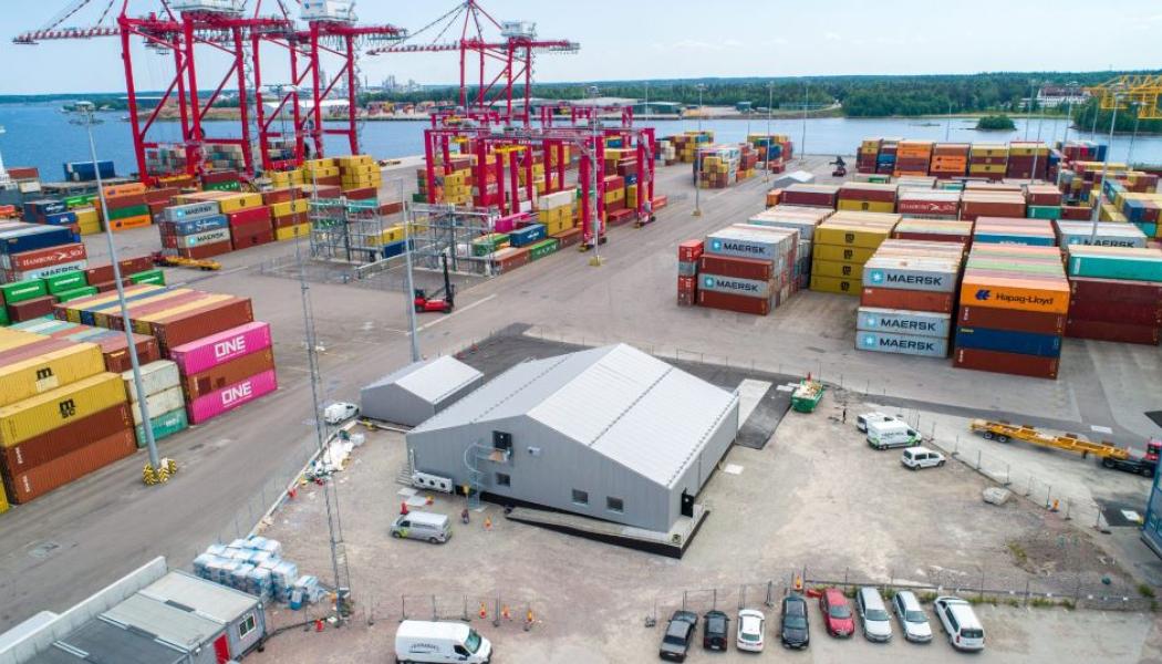 Slutbesiktning av Gävle hamns kontrollstation genomförd ...