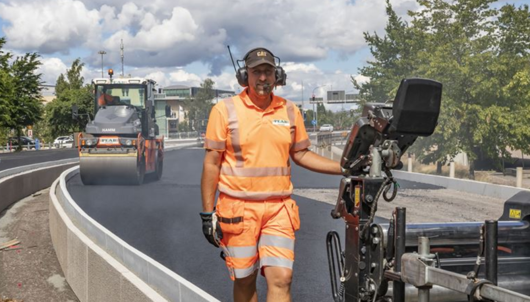 Peab asfalterar gatorna i Halmstad kommun | INFRASTRUKTURnyheter.se