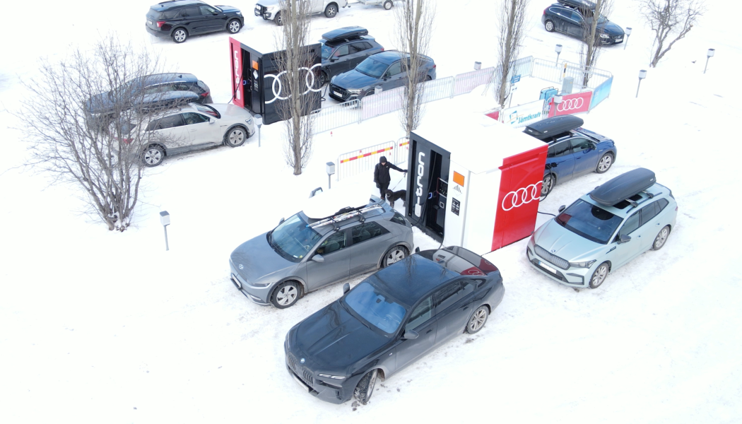 750 bilar laddade vid mobil laddstation under sportloven ...