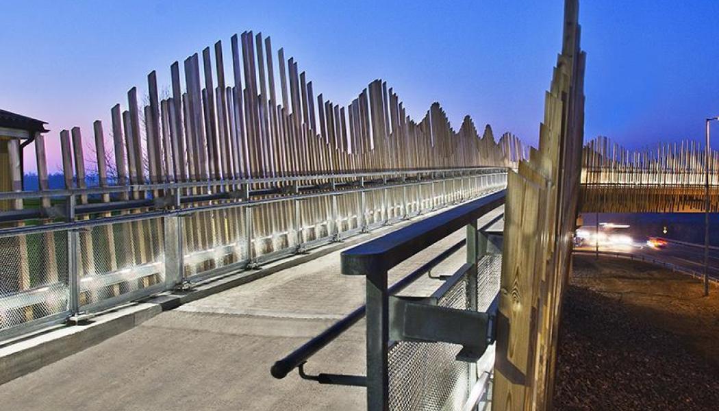 Vågad GC-bro vid Norvik hamn | INFRASTRUKTURnyheter.se