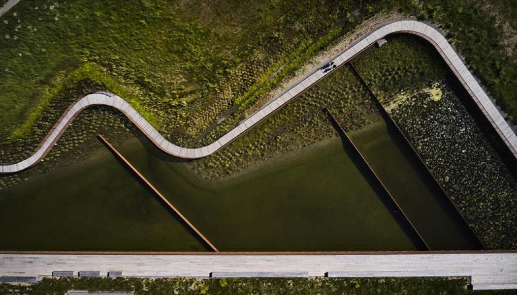 En ny dagvattendamm med plats för människor | INFRASTRUKTURnyheter.se